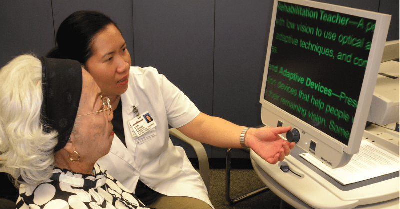 See More, Do More with Low Vision Rehabilitation